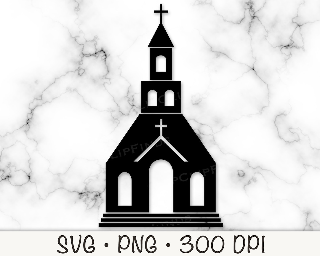 Church Vector, Church Building, SVG, PNG, Instant Digital Download - Etsy