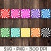 Swirl Digital Paper, Starburst Digital Paper SVG, PNG, Sunburst ...