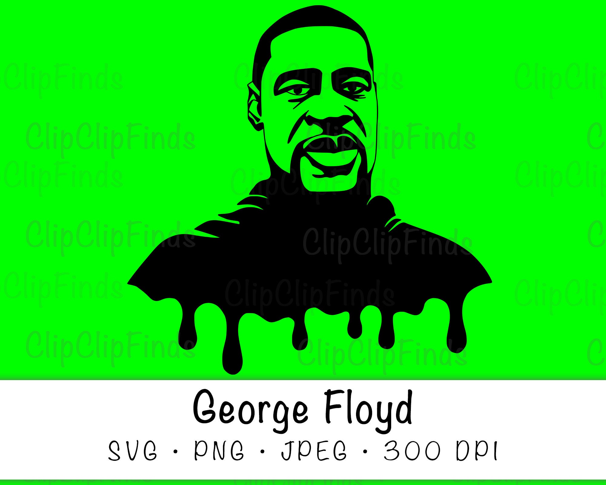 George Floyd SVG Vector Cut File JPEG and PNG Transparent - Etsy Australia