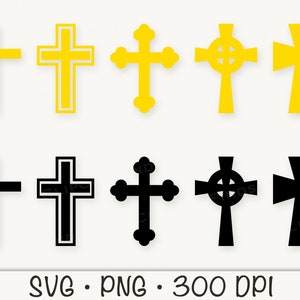 Cross SVG, Cross Bundle Pack, Cross Vector, Christian Cross, Catholic ...