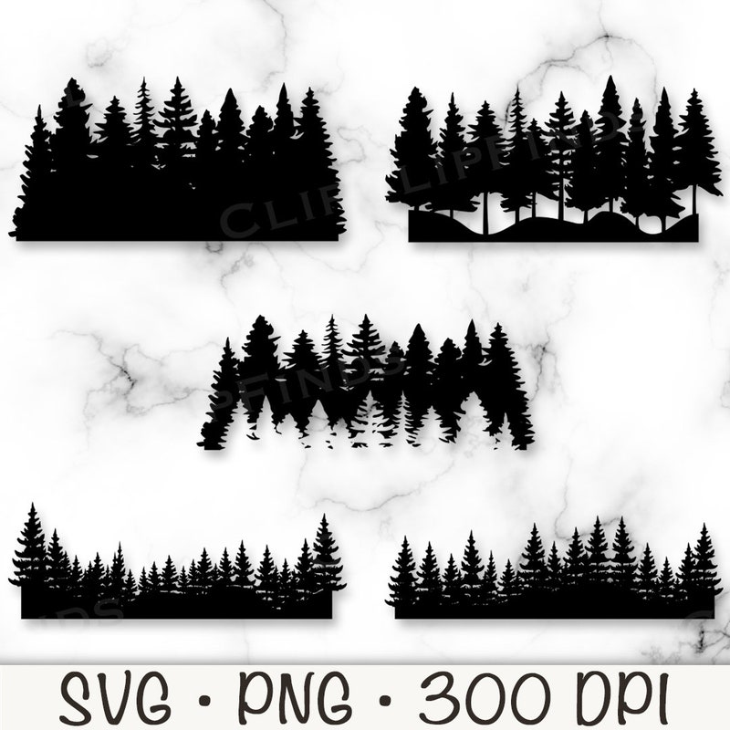Pine Tree Svg - Etsy