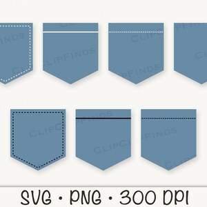 Pocket SVG, Tshirt Pocket SVG, Jean Pocket PNG, Pocket Vector Cut File ...