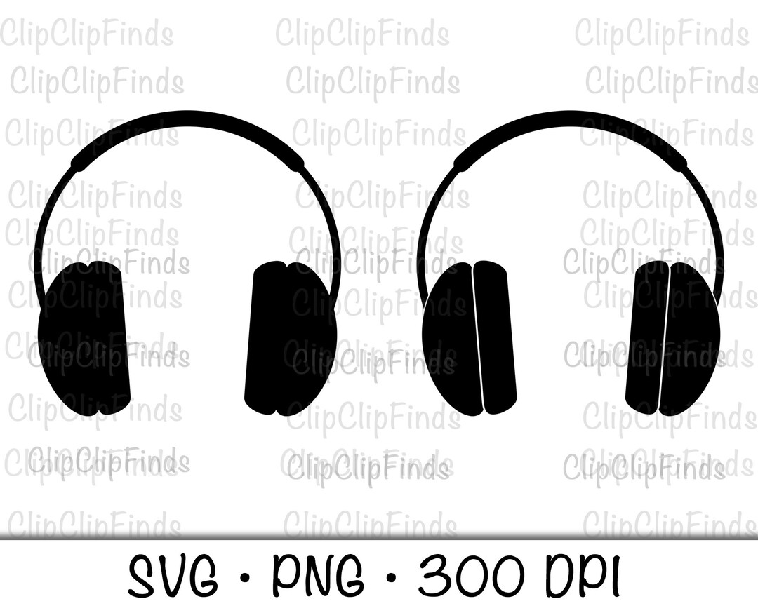 Headphones SVG, Headsets PNG, Headphone Silhouette, Gamer, Gaming ...
