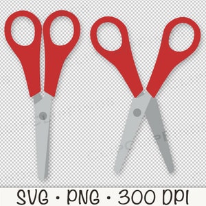 Scissors SVG, Scissors PNG, Red Scissors Clip Art, School Scissors ...