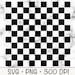 Checkerboard Pattern SVG, PNG, Transparent Background, Instant Digital ...
