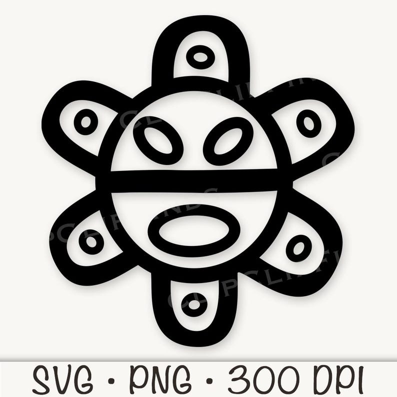 Taino Sun SVG, Taino Sun PNG, Puerto Rican Taino, Taino Art ...