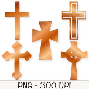 Bronze Cross PNG, Bronze Cross Clipart, Bronze Crosses Overlay Bundle ...
