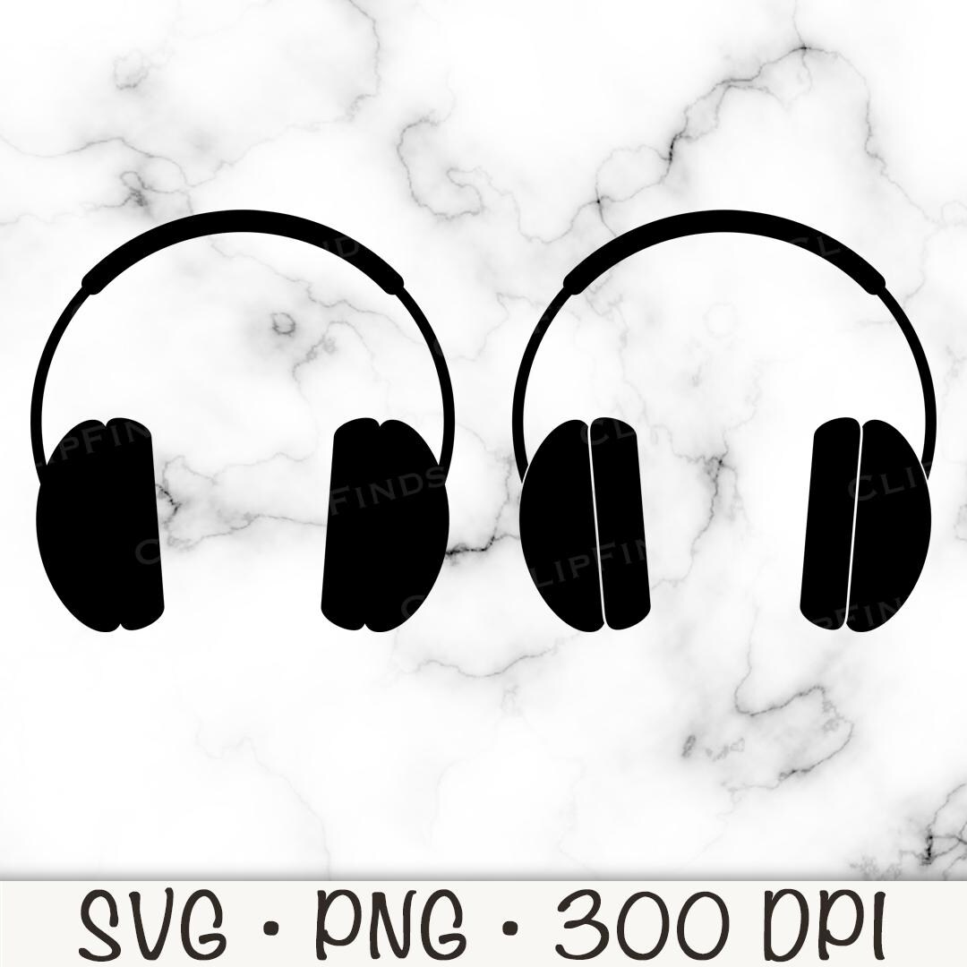 Headphones SVG, Headsets PNG, Headphone Silhouette, Gamer, Gaming ...