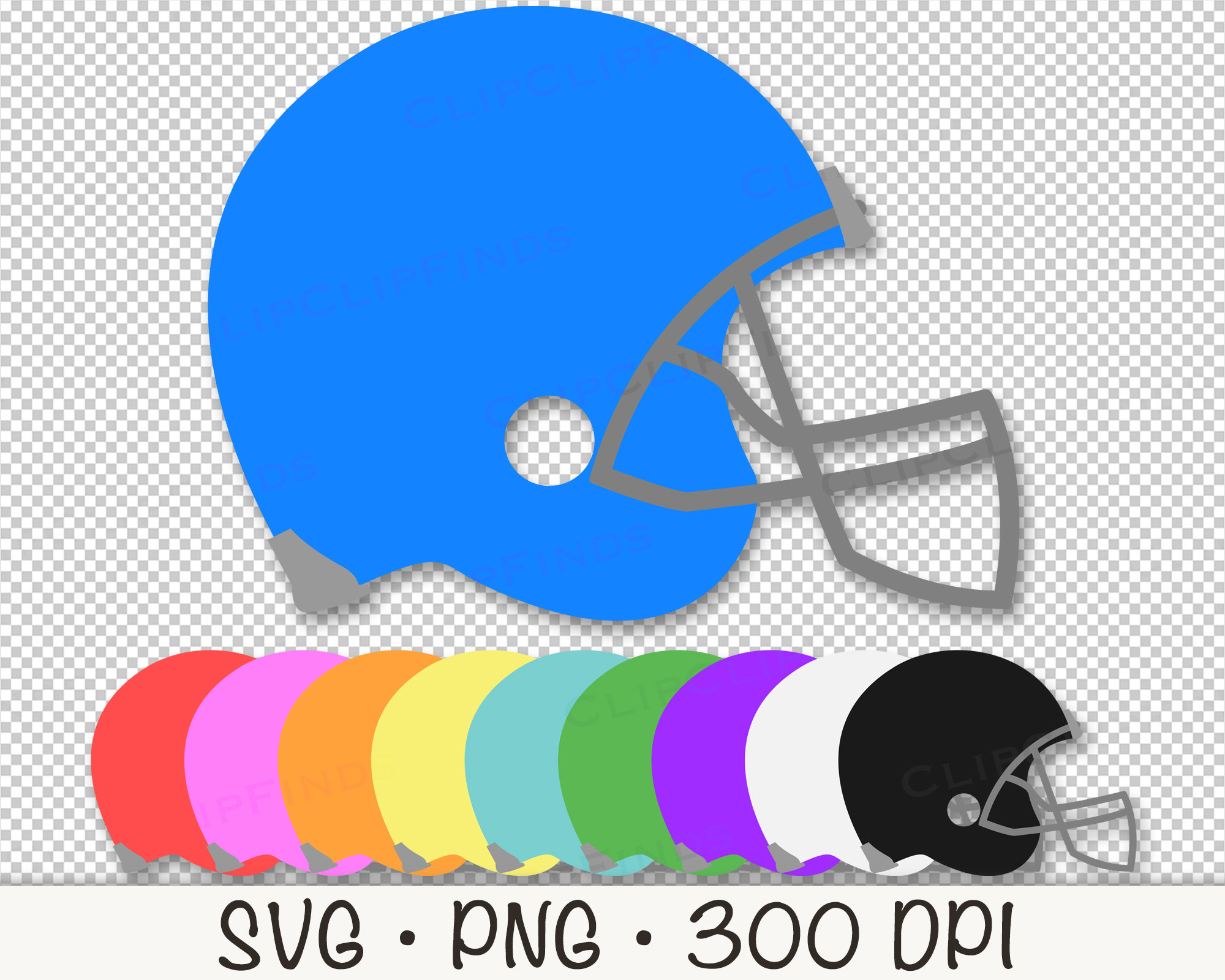 Clip Art Football Helmet