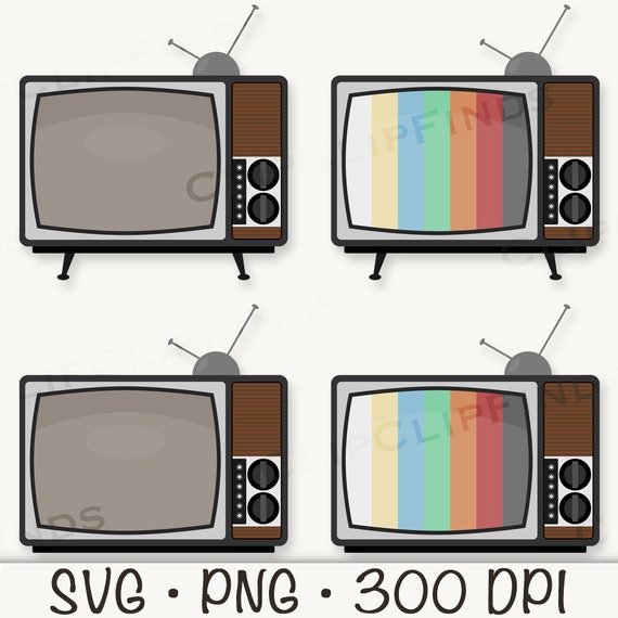 Old Tv Set Png
