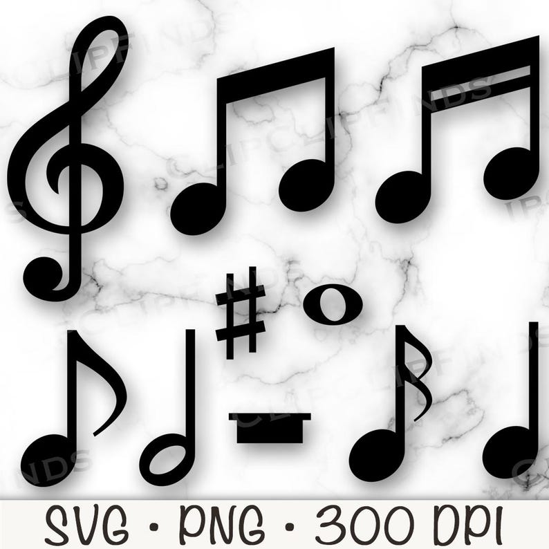 Music Notes SVG, Musical Notes SVG, Musical Notes PNG, Musical Notes ...