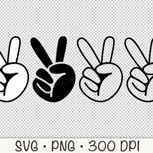 Peace Sign SVG: Hand Drawn Vector Cut File (digital Download) - Etsy