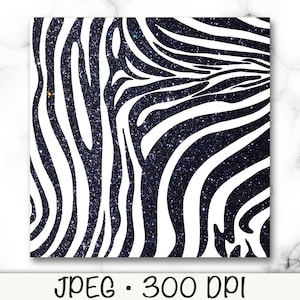 Glitter Animal Print Digital Wallpaper, Zebra, Leopard, Tiger and ...
