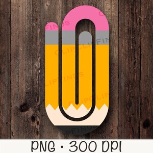 Jumbo Paperclip PNG, Pencil Paperclip, Pencil, School Supplies ...