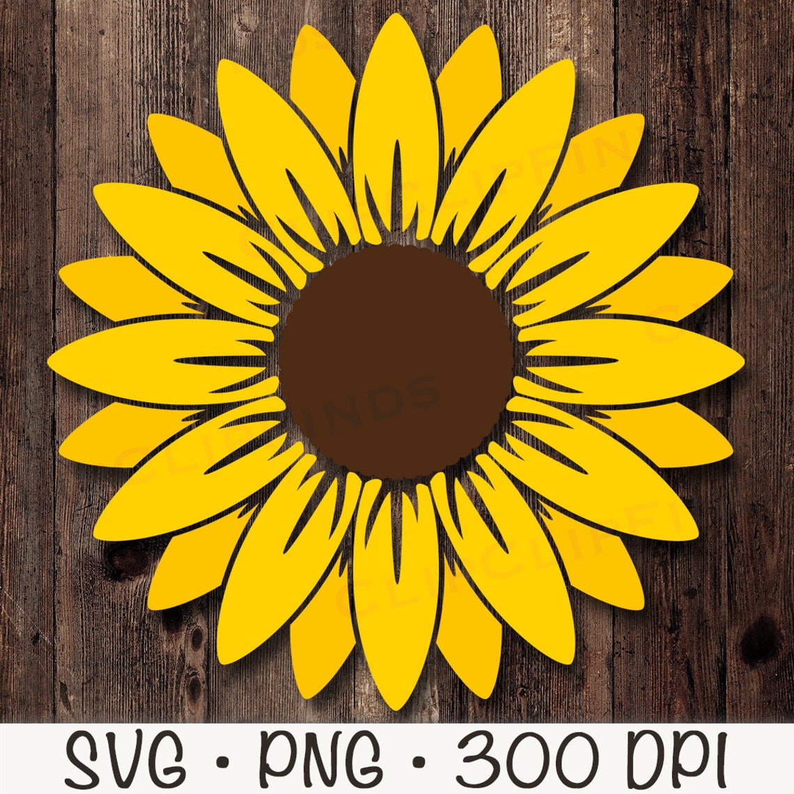 Sunflower SVG, Sunflower PNG, Sunflower Clip Art, Flower SVG, Sunflower ...