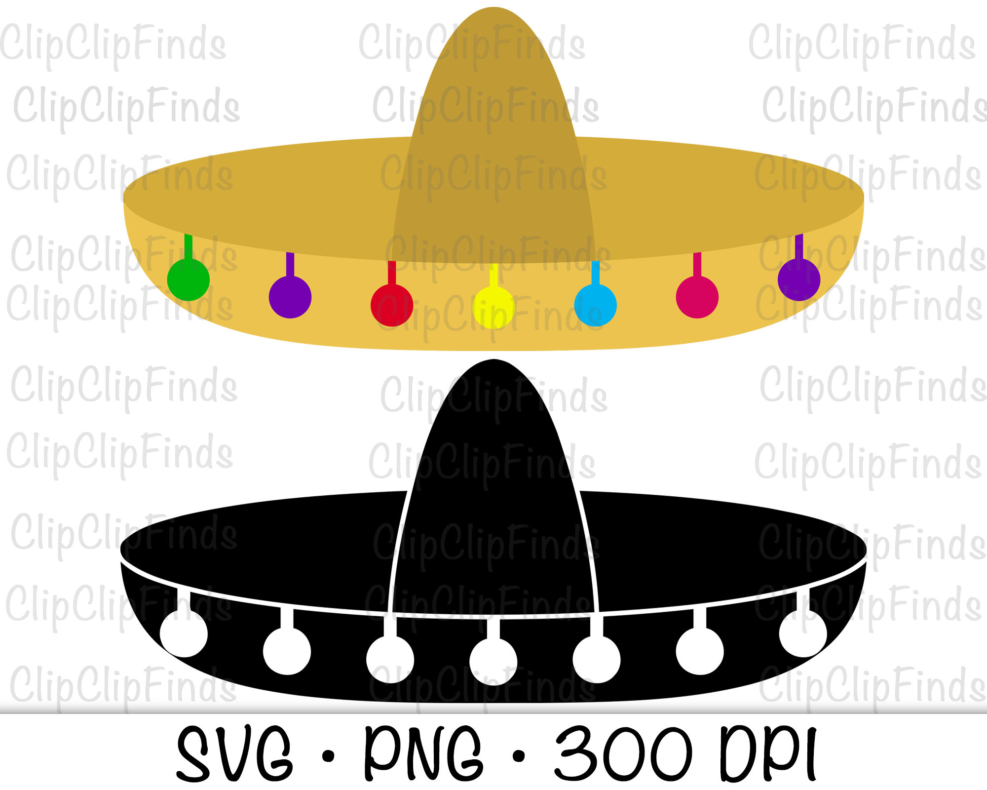 Mexican Sombrero Clipart