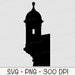 El Morro Fort of Puerto Rico, El Morro SVG, Vector Cut File and PNG ...