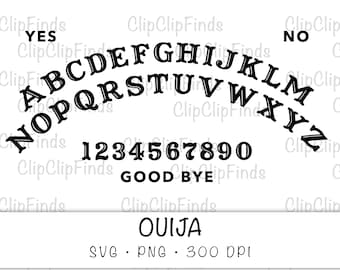 Ouija Template Font - Etsy UK