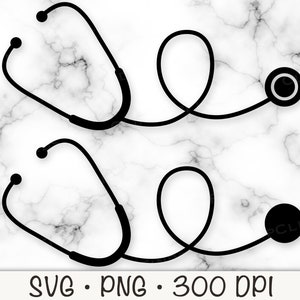Stethoscope SVG, Nurse, Doctor, Medical, NP, Rn, Vector Cut File and ...