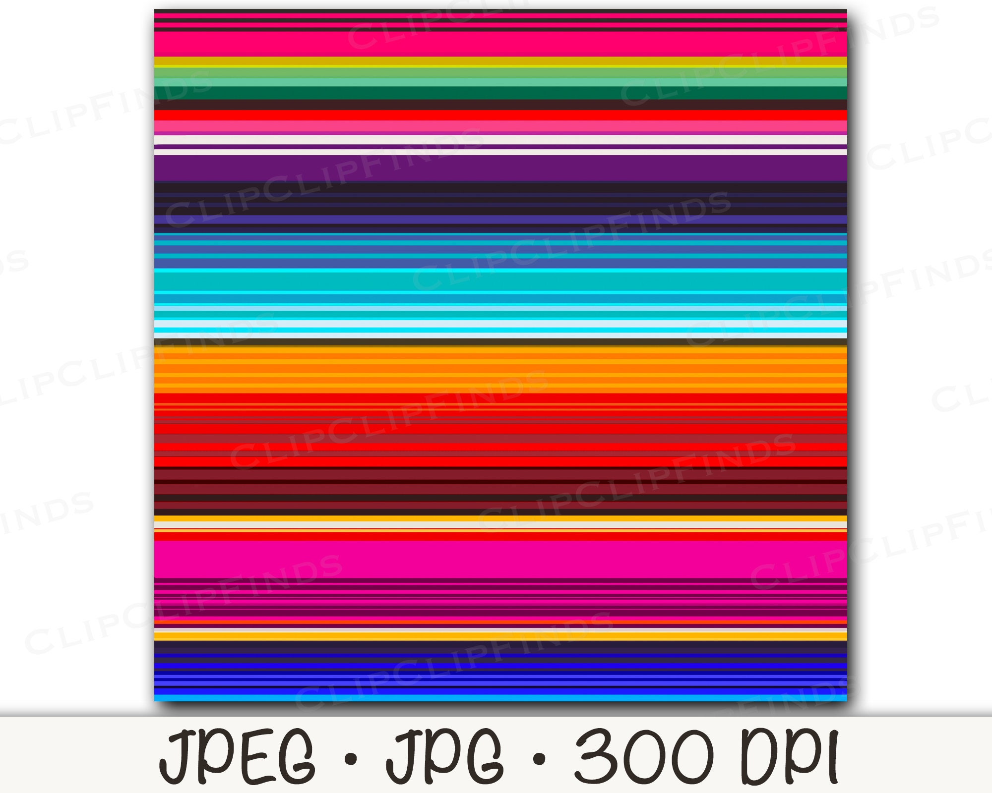 Serape Sublimation Background Hand-drawn Graphic Design Digital ...