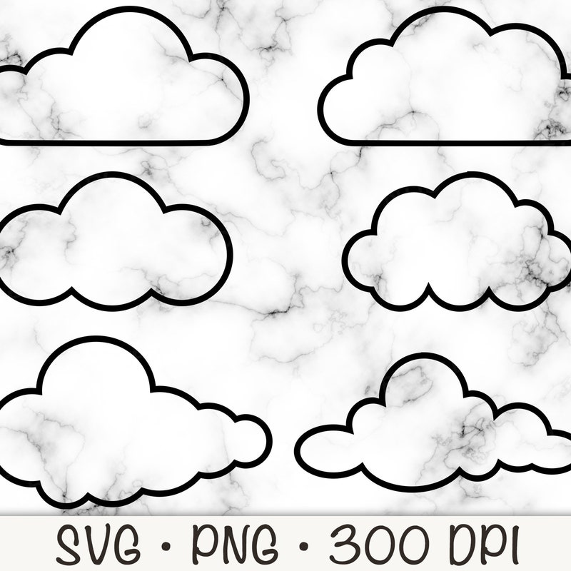 Cloud Wall Stencil - Etsy