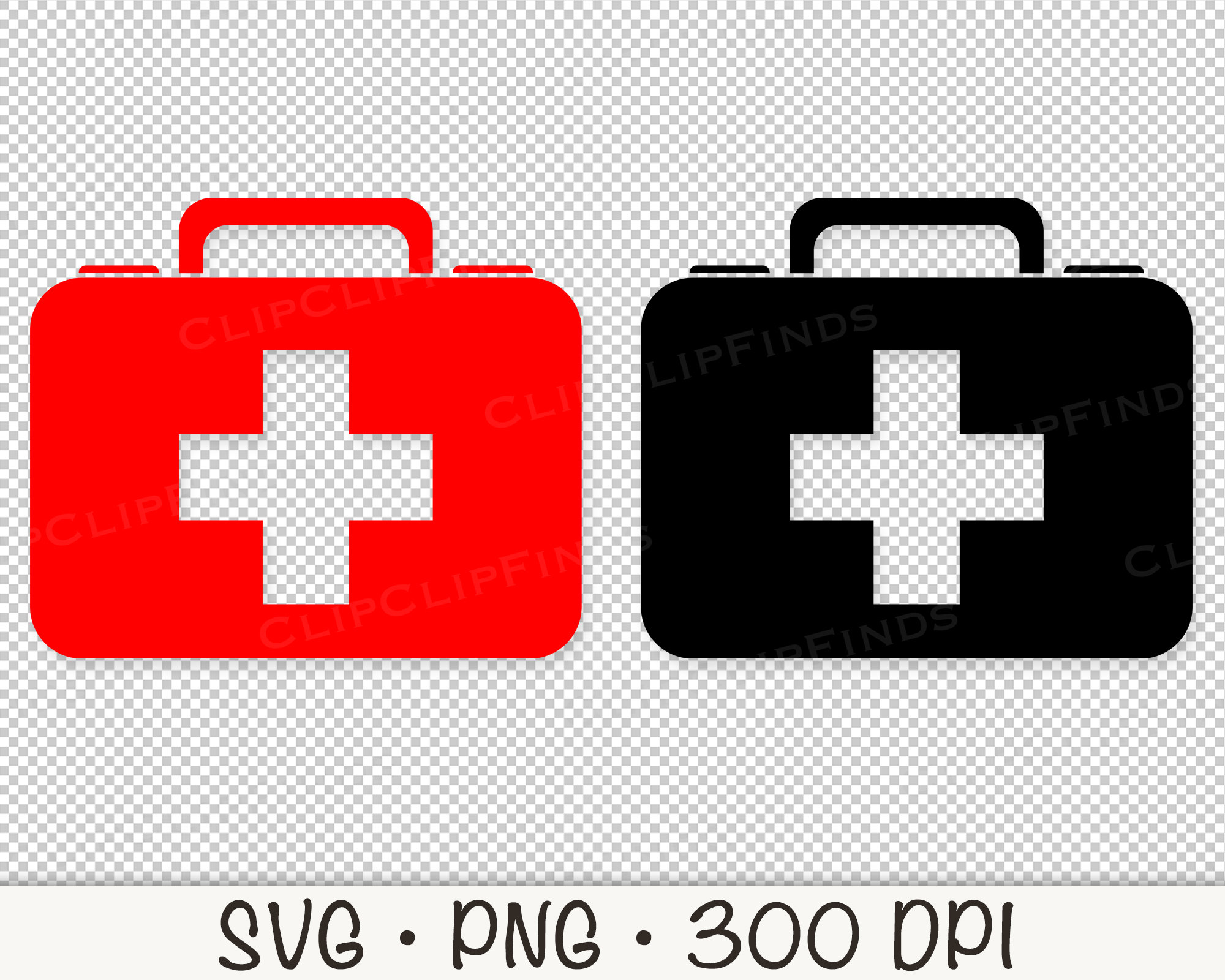 First Aid Kit SVG Vector File and PNG Transparent Background Clip Art ...