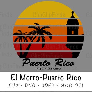 El Morro SVG Puerto Rico Svg Vector Cut File JPEG and PNG - Etsy