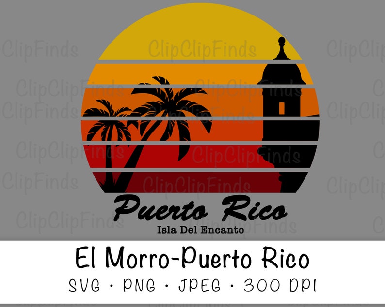 El Morro SVG Puerto Rico Svg Vector Cut File JPEG and PNG - Etsy