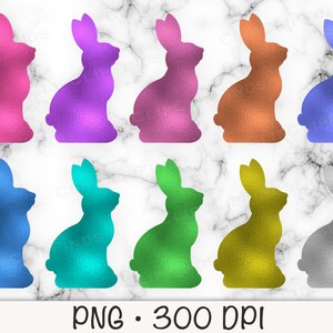 Bunny Aluminum Foil Bundle Pack, Colorful Fun Rabbit, PNG Transparent ...