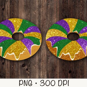 Mardi Gras King Cake PNG, Instant Digital Download - Etsy