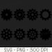 Cog Bundle Pack SVG, Gear Cog PNG, Mechanical Cog Wheel, Steampunk, Cog ...