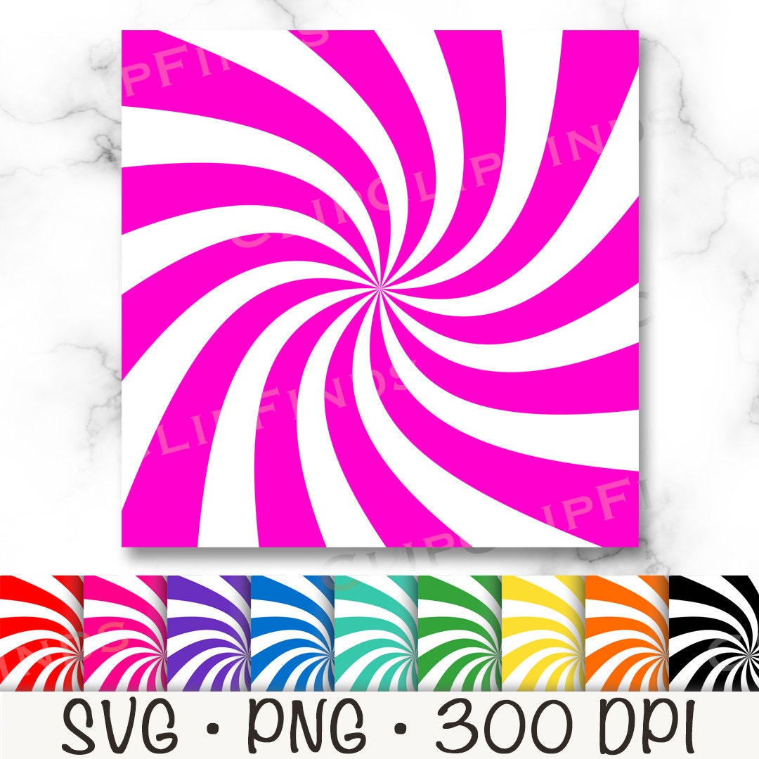 Swirl Digital Paper, Starburst Digital Paper SVG, PNG, Sunburst ...