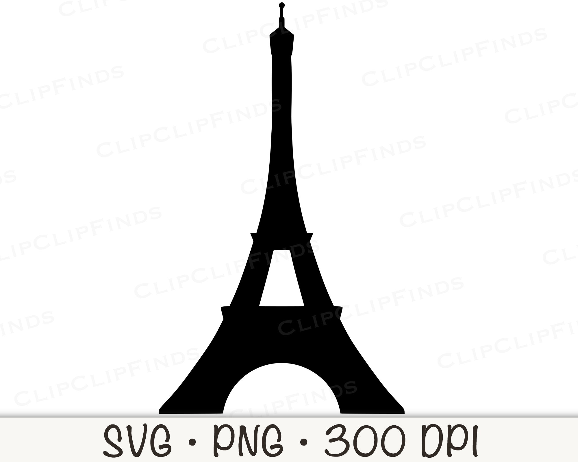 Tour Eiffel SVG Vector Cut Fichier et PNG Fond transparent - Etsy Canada