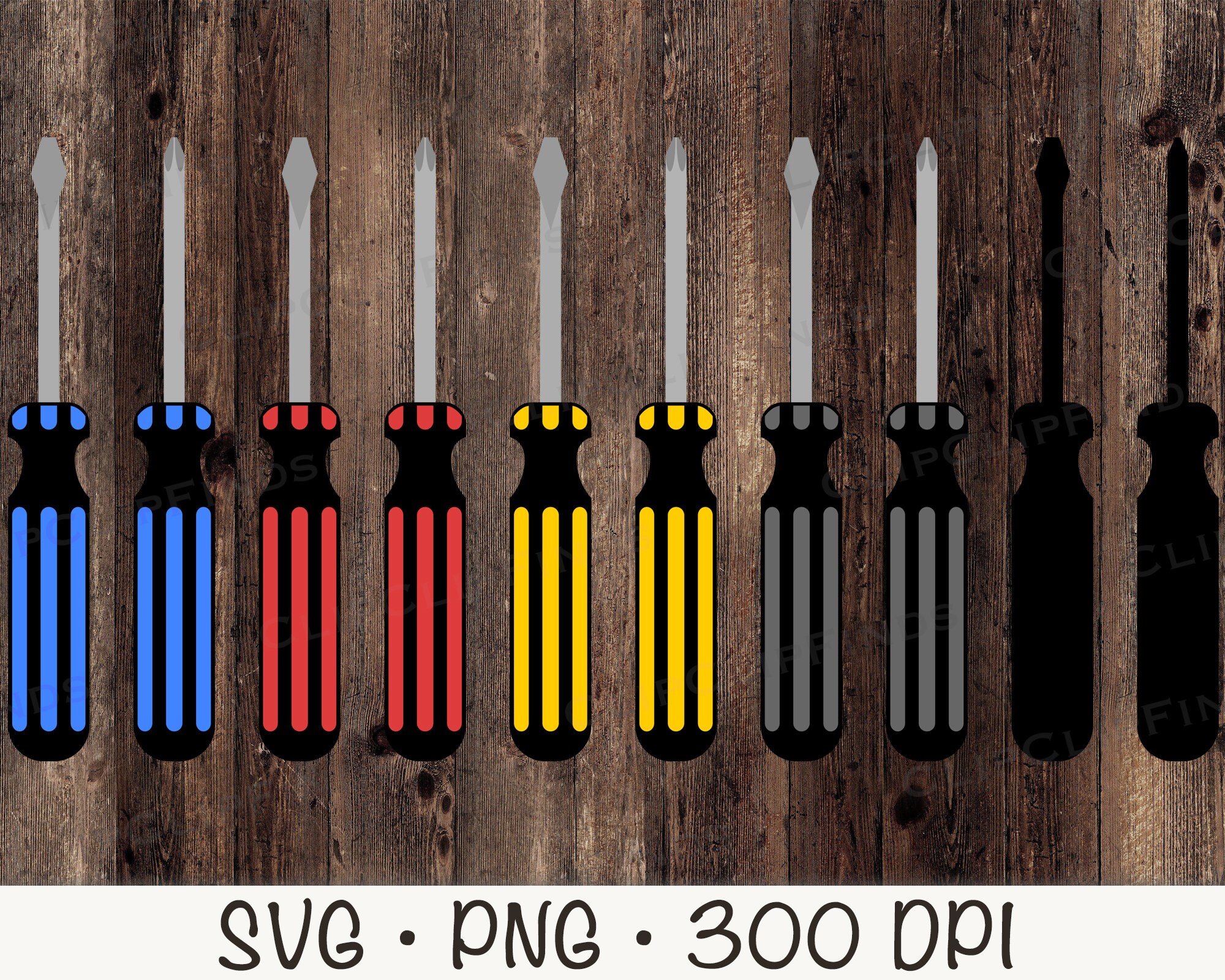 Screwdriver Tool SVG Screwdriver Clipart Screwdriver SVG - Etsy