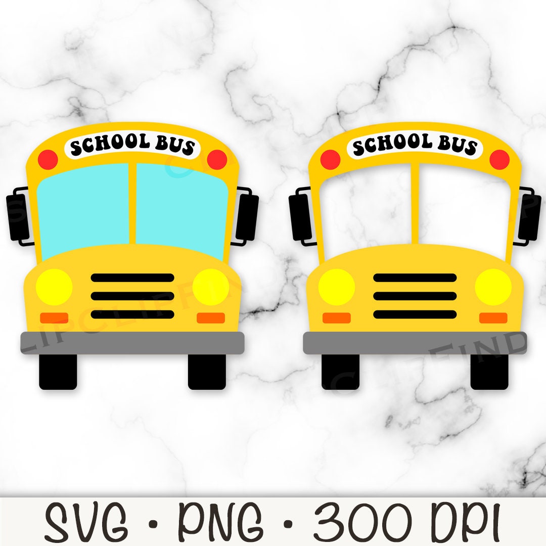 School Bus SVG, School Bus PNG, School Bus Clipart, Bus Driver, Cute ...