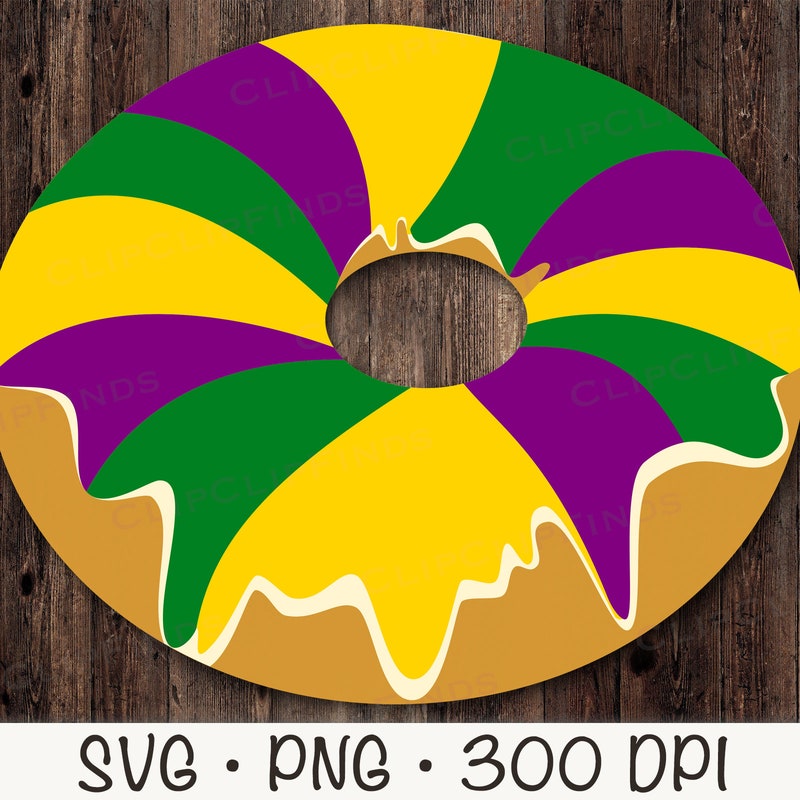 King Cake Svg - Etsy