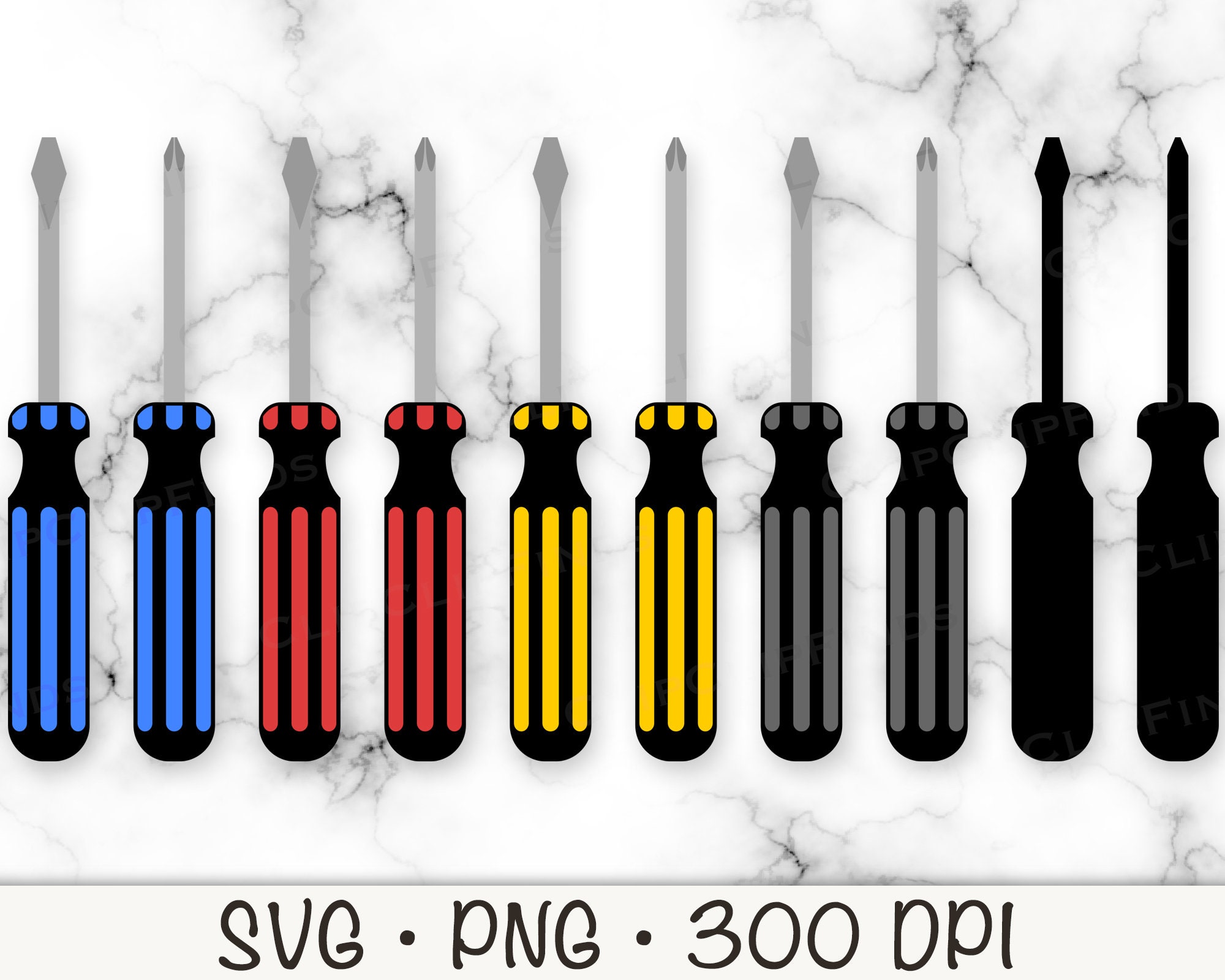 Screwdriver Tool SVG Screwdriver Clipart Screwdriver SVG - Etsy