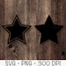 Star SVG, Star Outline, Star Silhouette, Star PNG, Star Vector File ...