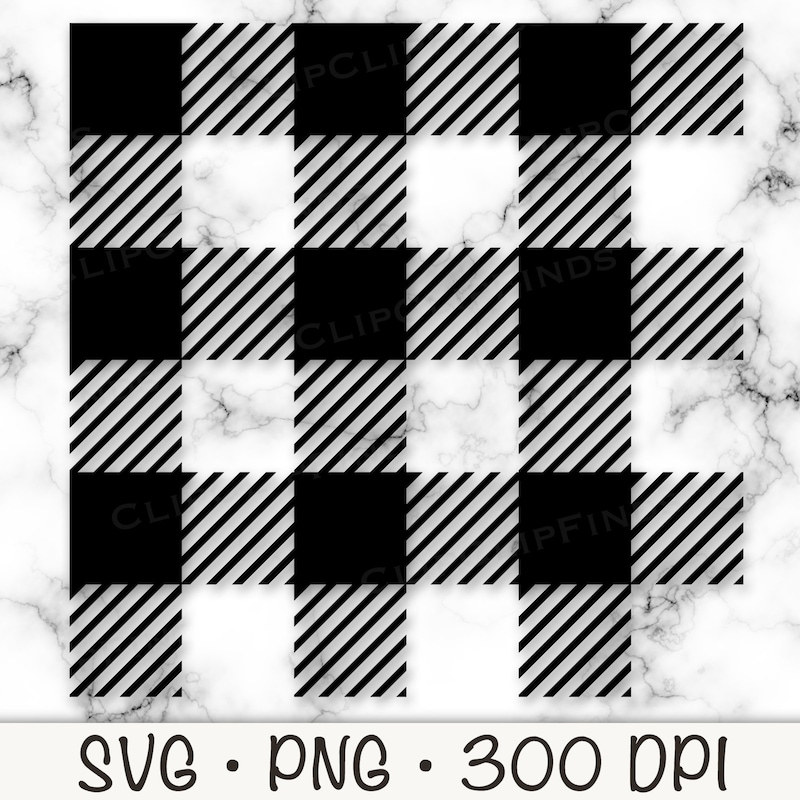 Buffalo Check Stencil - Etsy