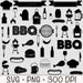 BBQ Food SVG, Bbq SVG Bundle, Bbq Silhouette Shapes, Bbq Icon, Grill ...