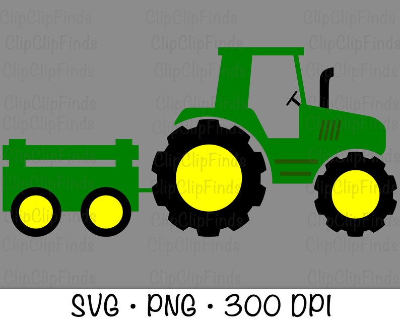 Tractor Kid's Tractor Farm Tractor Truck Wagon SVG - Etsy