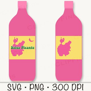 Pink Hot Sauce SVG, Hot Sauce PNG, Hot Sauce Clip Art, Mexican Hot ...