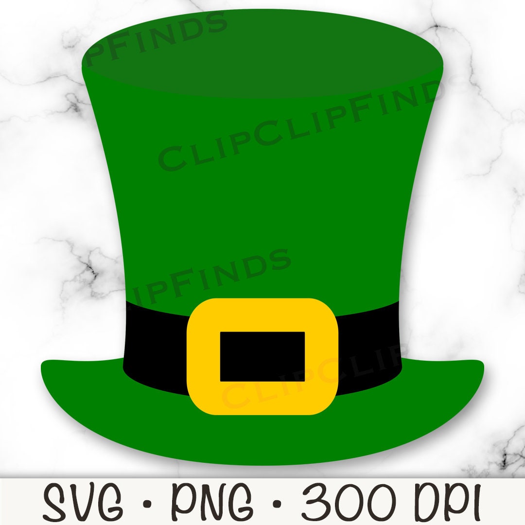 Leprechaun Hat SVG, Leprechaun Hat PNG, Saint Patrick's Day Clip Art ...