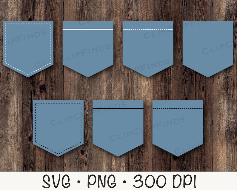 Pocket SVG Tshirt Pocket SVG Jean Pocket PNG Pocket Vector - Etsy