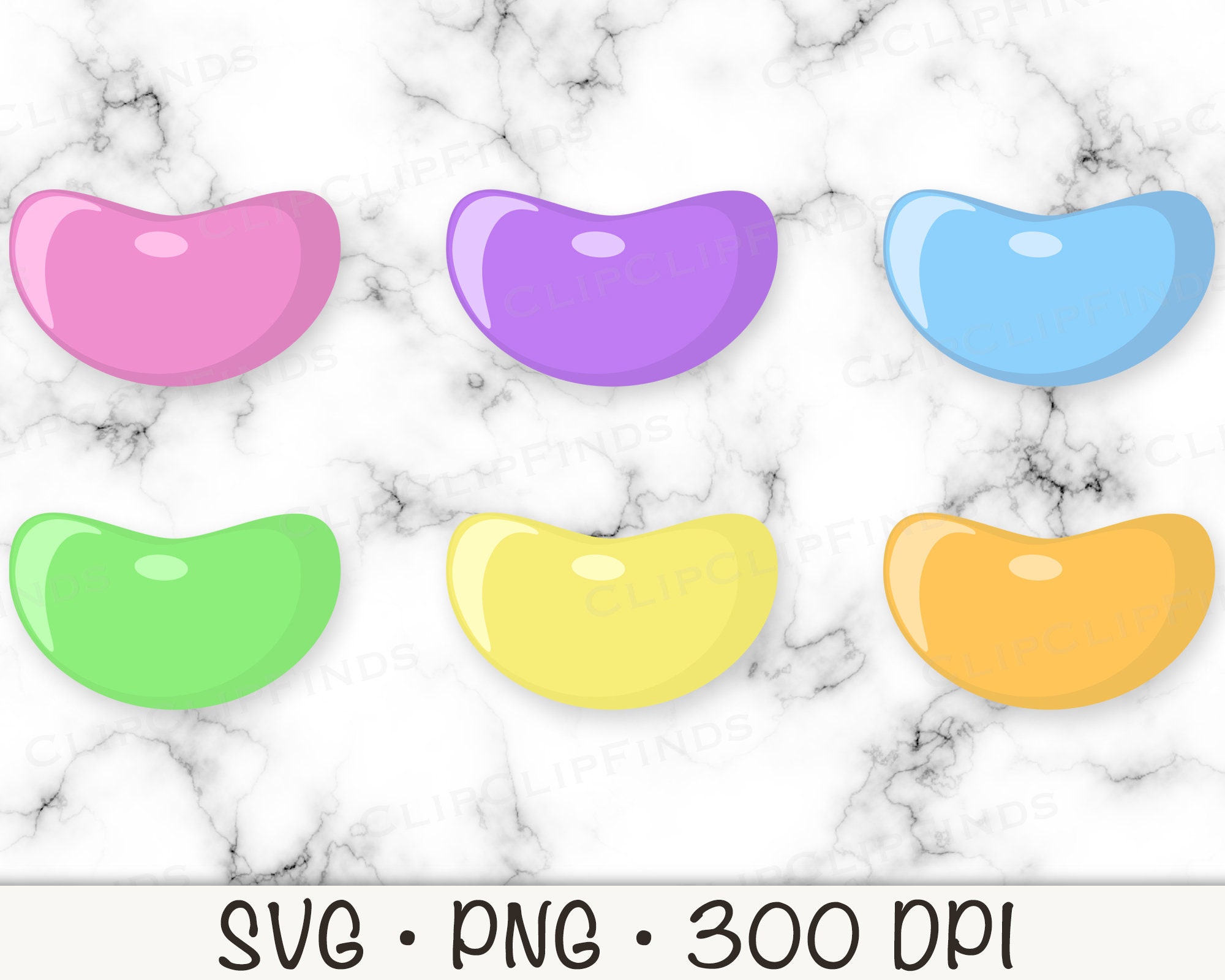 Jelly Beans SVG Jelly Beans PNG Clipart Easter Jelly Beans - Etsy Australia