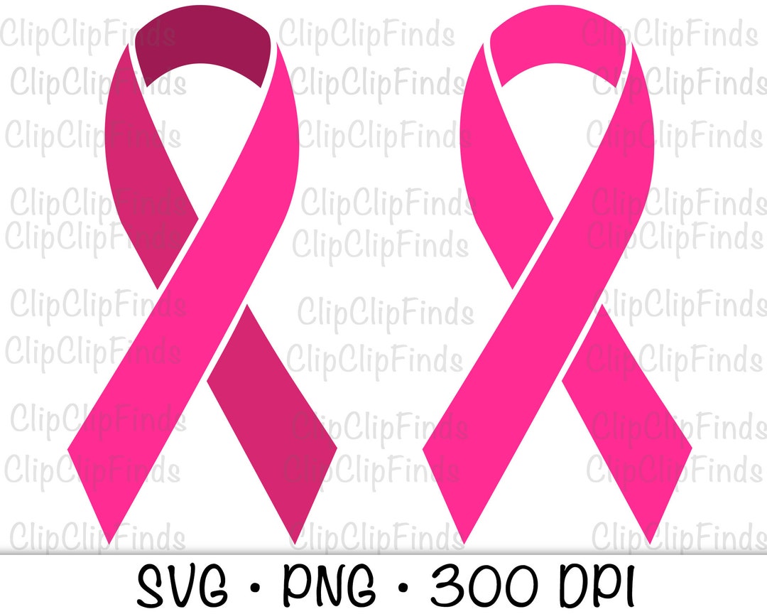 Cancer Awareness Ribbon Pink Breast Cancer Awareness Ribbons - Etsy