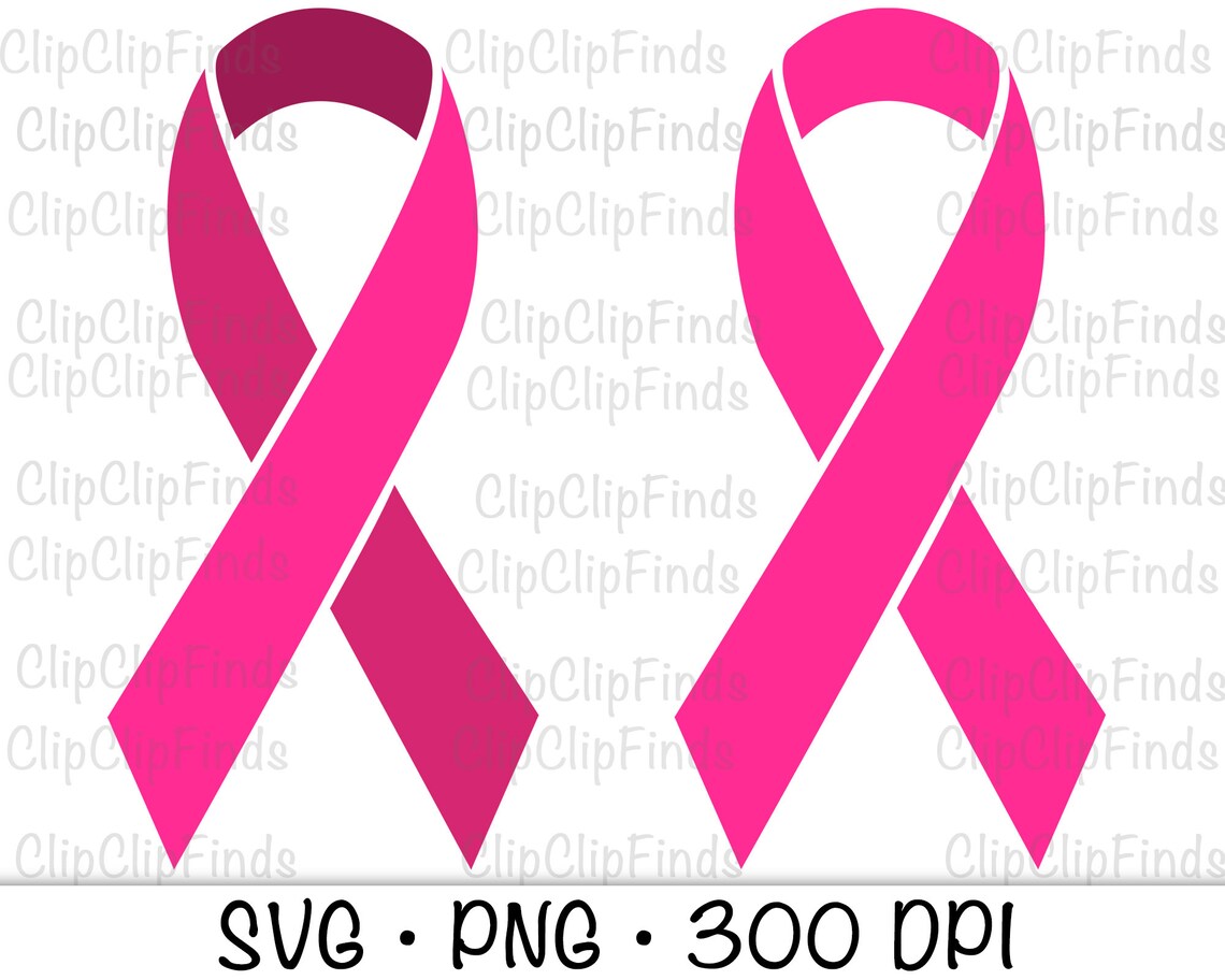 Cancer Awareness Ribbon Pink Breast Cancer Awareness Ribbons - Etsy