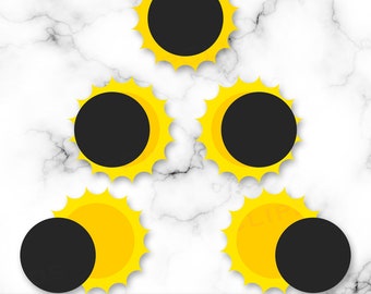 Solar Eclipse Png, Earth Svg, Eclipse Clipart, Svg Files for Cricut ...