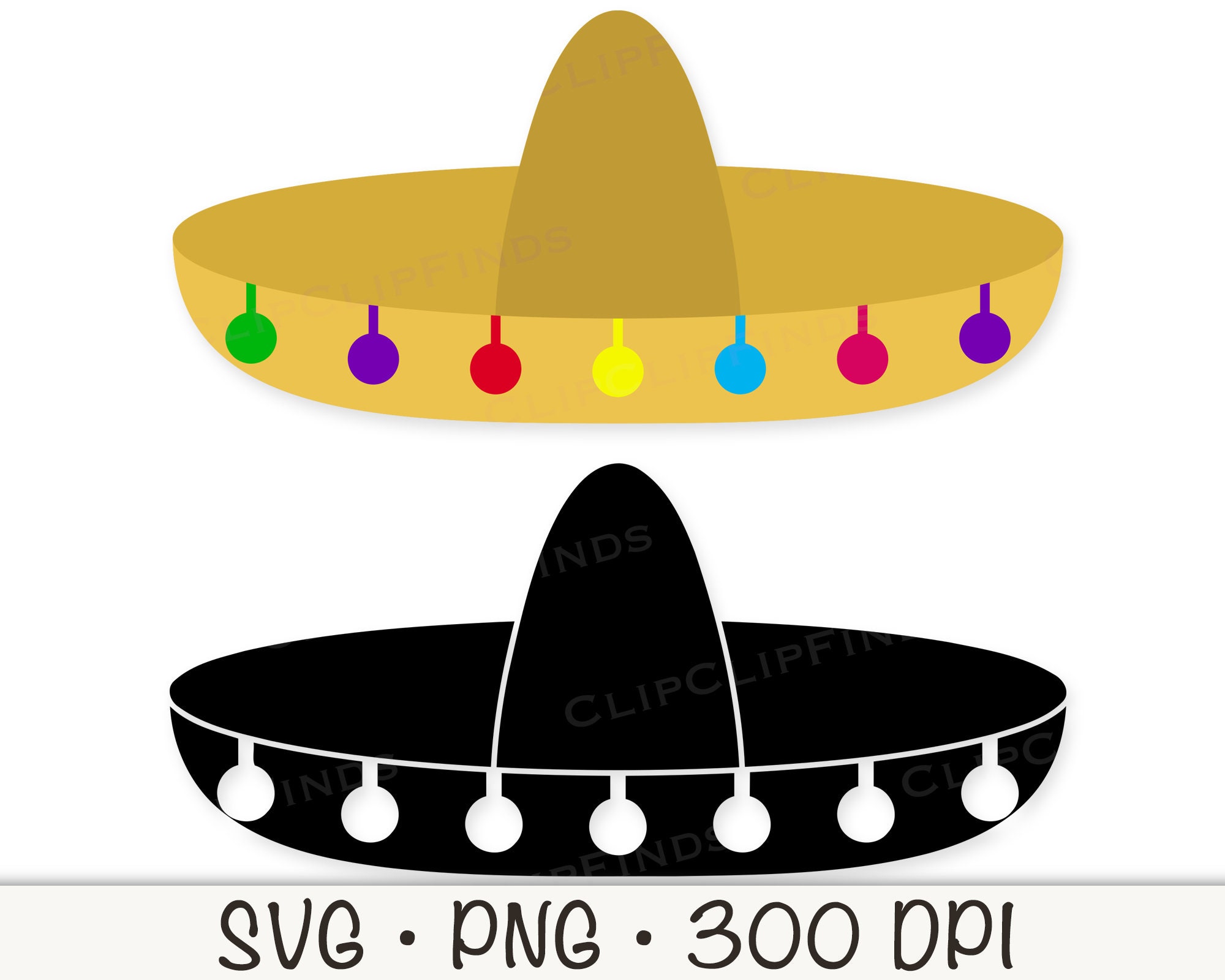 Mexican Sombrero Clip Art
