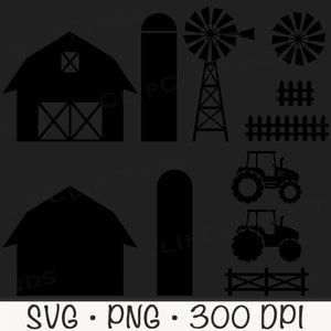 Windmill SVG, Windmill PNG, Farmhouse Windmill, Windmill Wheel, Farm ...
